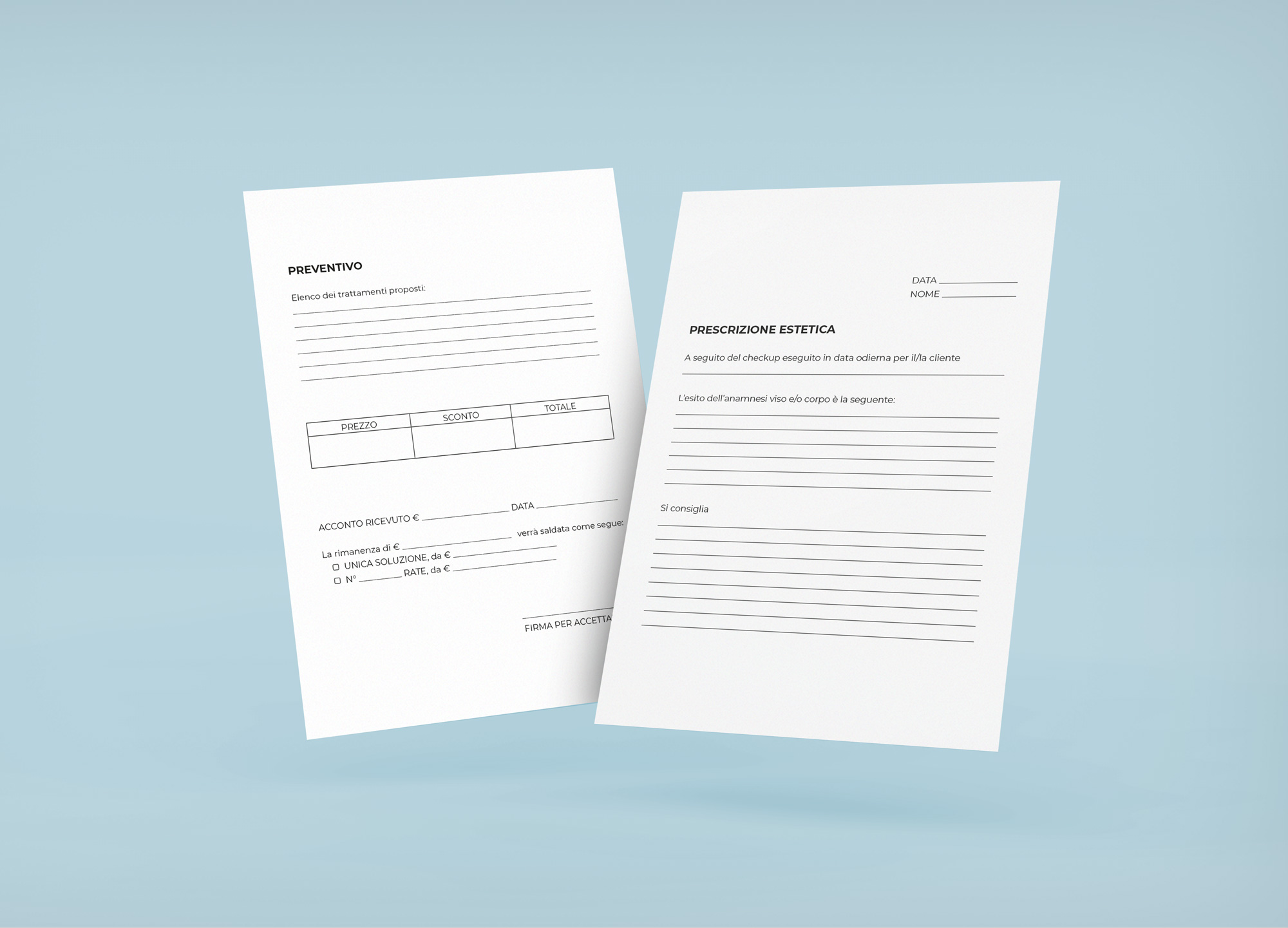 Le mie "Schede Clienti" a Vostra disposizione • Estetispa | Estetispa ...